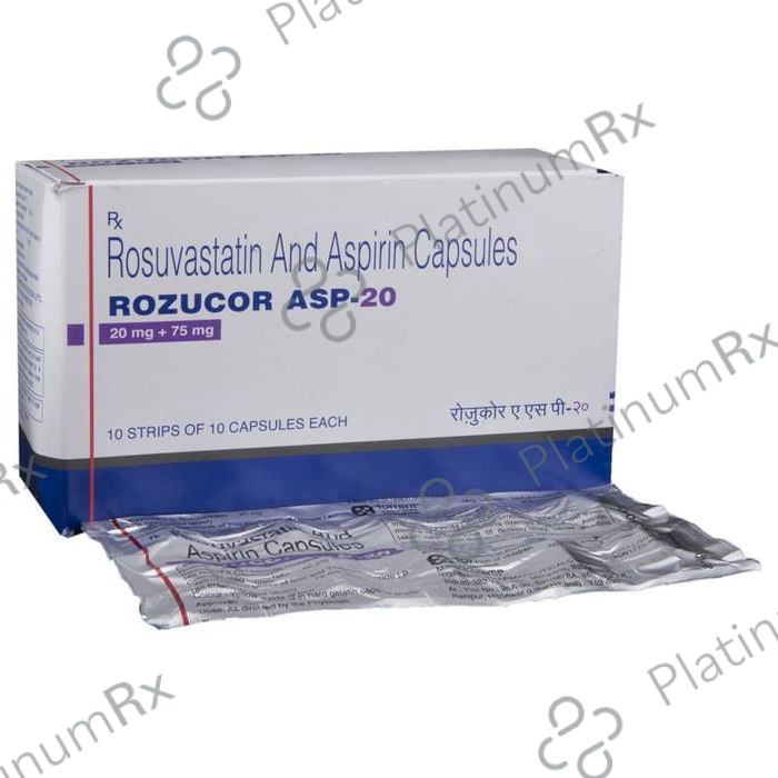 Rozucor ASP 20/75mg Capsule 10s | Uses, Price & Substitutes