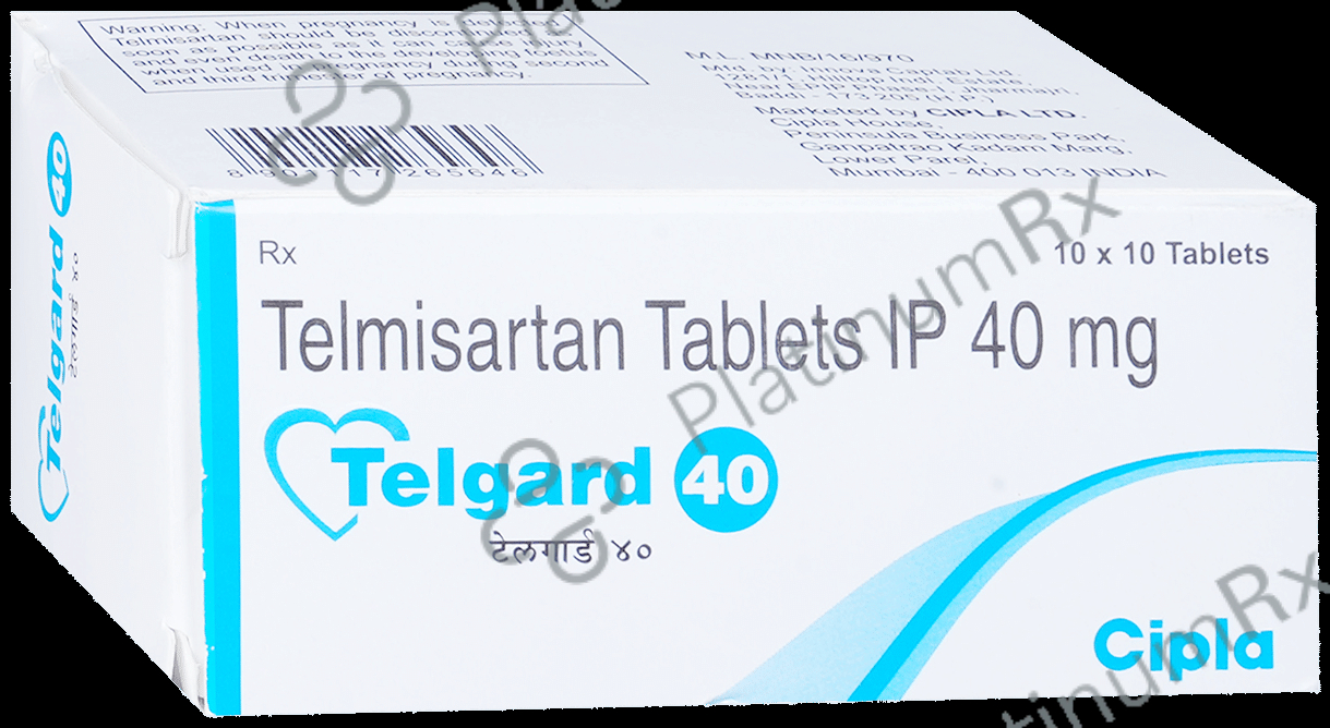 Telgard 40mg Tablet 10s – Uses, Price, Side Effects | PlatinumRx