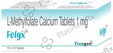 Folyx L-Methylfolate – Uses, Price, Side Effects | PlatinumRx
