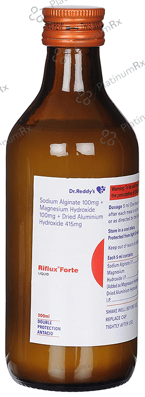 Riflux Forte Liquid 200ml – Uses, Price, Side Effects | PlatinumRx