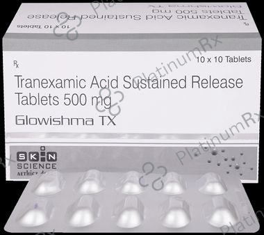Glowishma TX 500mg Tablet 10s - Save 50% on Substitute Medicine