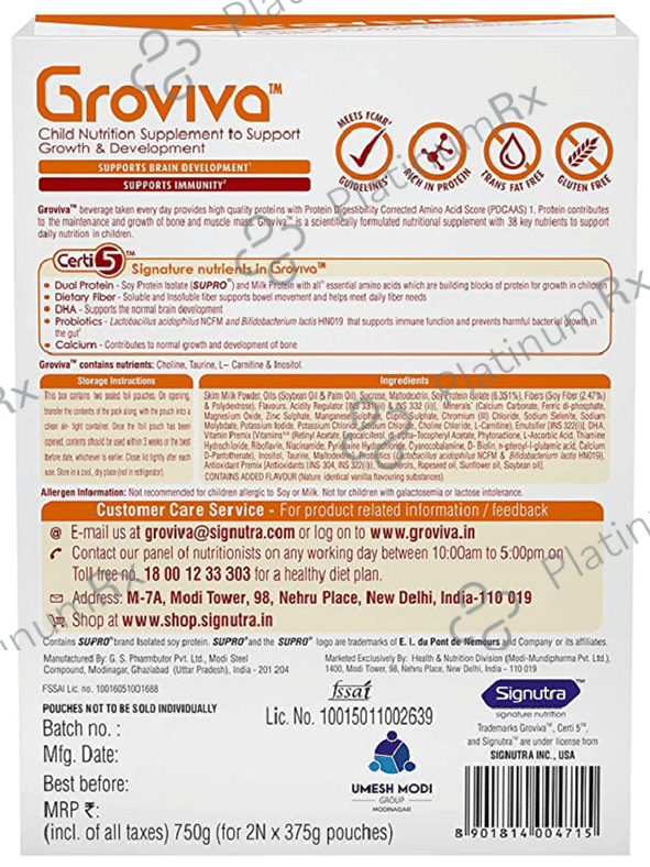 Buy Groviva Child Online: Uses, Side Effects, Price and Substitutes ...