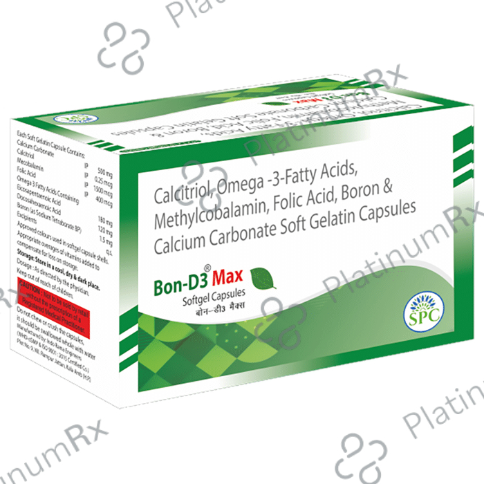 Bon D3 Max Softgel Capsule 10s | Uses, Price & Substitutes