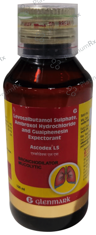 Ascodex LS Syrup 100ml - Save 54% on Substitute Medicine
