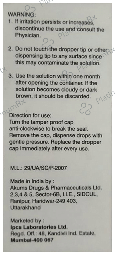 Travatan Eye Drop 2.5ml Uses, Price, Side Effects | PlatinumRx