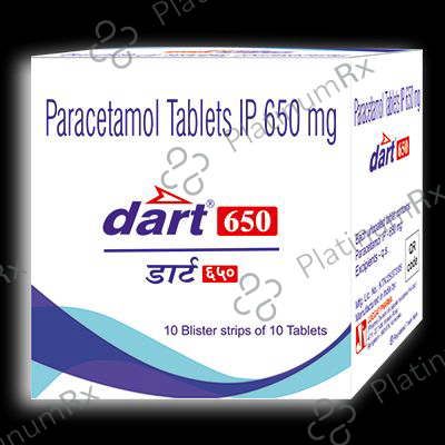 Dart 650mg Tablet 10s - Save 28% on Substitute Medicine