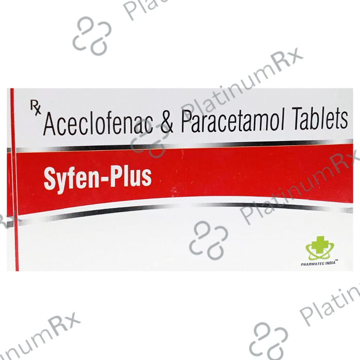 Syfen Plus 100/325mg Tablet 10s - Save 78% on Substitute Medicine