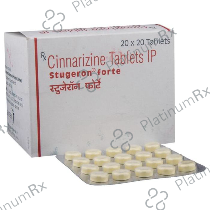 Stugeron Forte 75mg Tablet 20s - Save 85% on Substitute Medicine