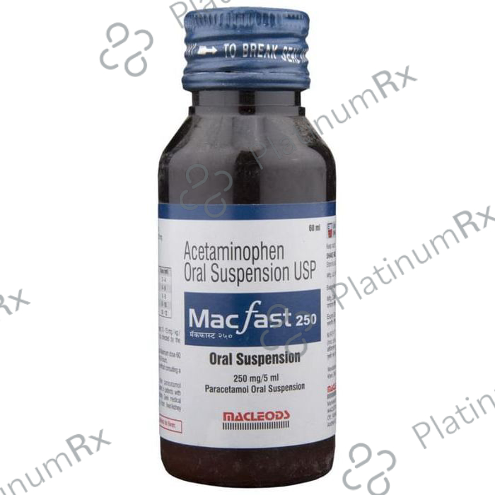Macfast 250mg Oral Suspension 60ml - Save 35% on Substitute Medicine