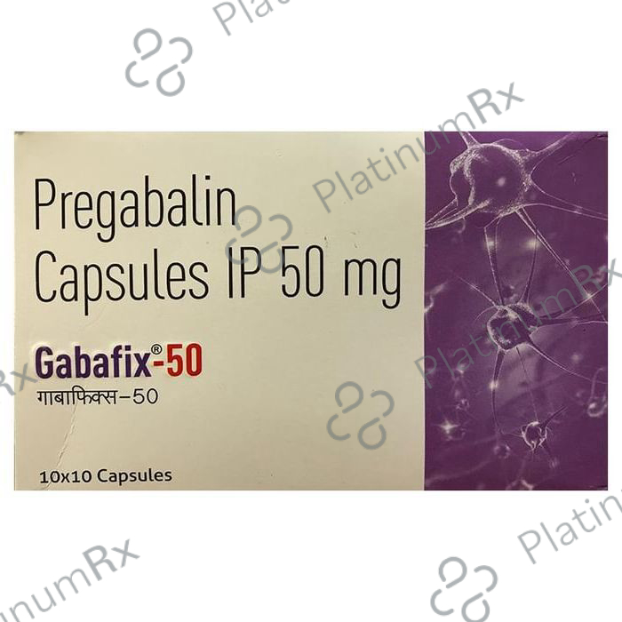 Gabafix 50mg Capsule 10s – Uses, Price, Side Effects | PlatinumRx