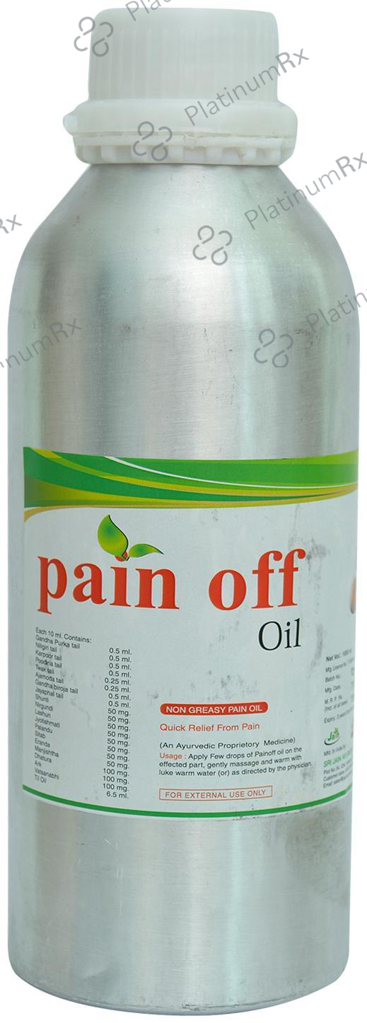 Jain Pain Off Oil 500 ml – Uses, Price, Side Effects | PlatinumRx