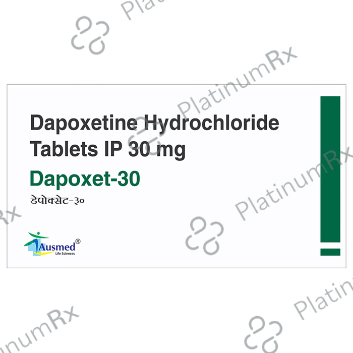 Dapoxet 30 Tablet – Uses, Price, Side Effects | PlatinumRx