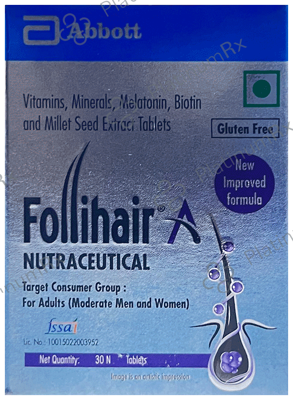Buy Follihair A Tablet 30s Online: Uses, Side Effects, Price and ...