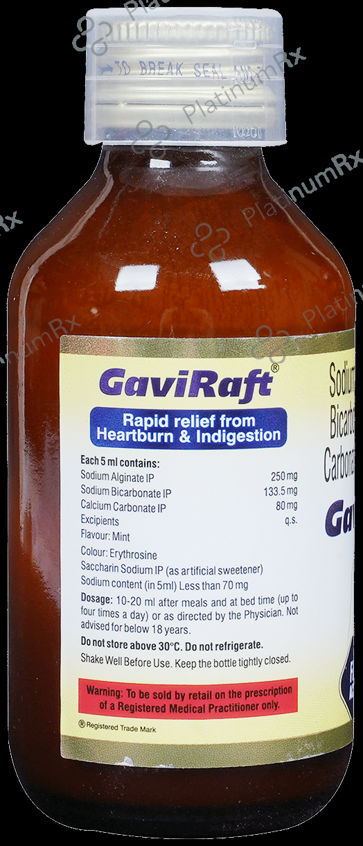 Buy GaviRaft Oral Suspension Online: Uses, Side Effects, Price and ...