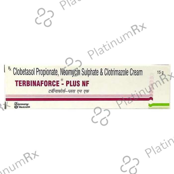 Terbinaforce Plus NF Cream 15gm – Save 57% on Substitute Medicine