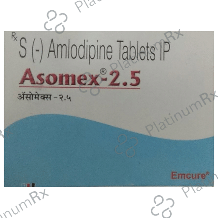 Asomex 2.5mg Tablet 15s | Uses, Price & Substitutes