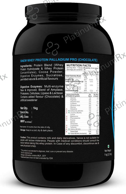 Sinew Nutrition – Uses, Price, Side Effects | PlatinumRx