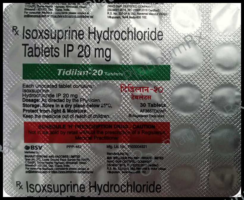 Tidilan 20mg Tablet 30s – Uses, Price, Side Effects | PlatinumRx