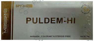 Puldem-HI SPF 30 PA+++ pH 5.5 Cream Paraben, Colorant & Steroid Free ...