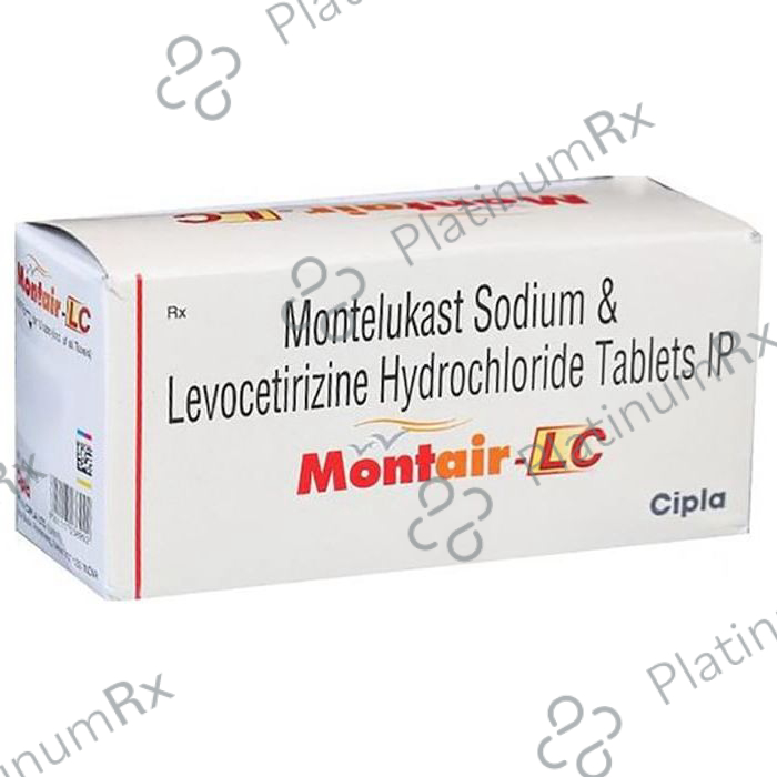 Montair LC 5/10mg Tablet 15s | Uses, Price & Substitutes
