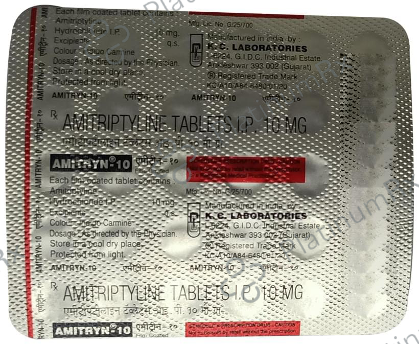 Amitryn 10mg Tablet 30s | Uses, Price & Substitutes