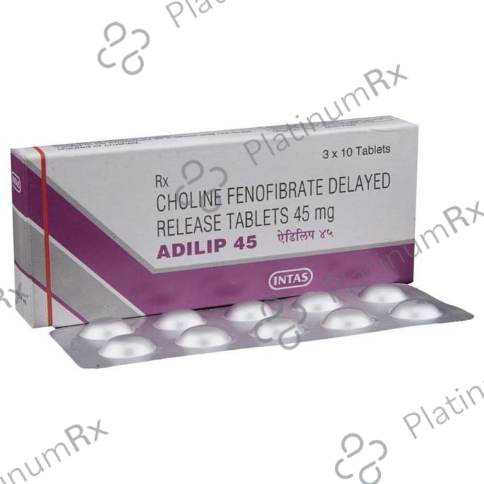 Adilip 45mg Tablet DR 10s – Uses, Price, Side Effects | PlatinumRx
