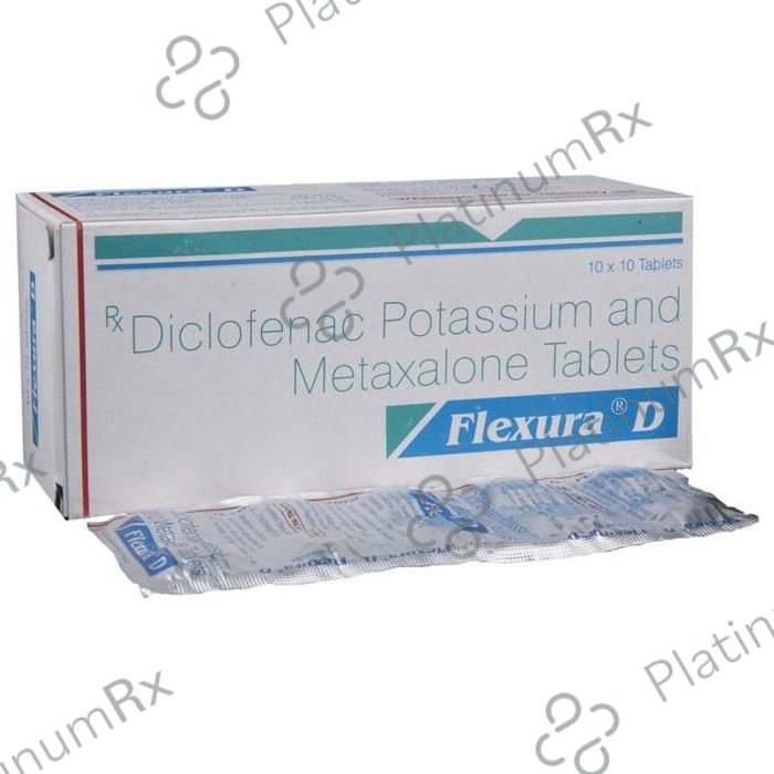 Flexura D 50/400mg Tablet 10s | Uses, Price & Substitutes