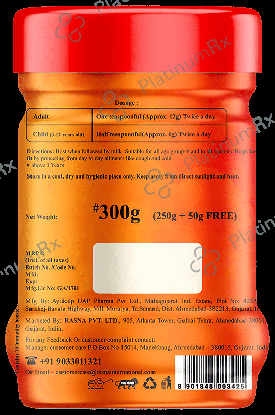 Rasna Chawanprash 300 gm – Uses, Price, Side Effects | PlatinumRx