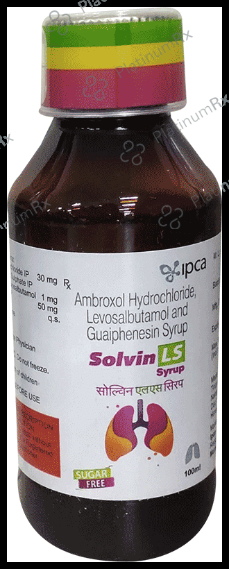Solvin LS Sugar Free Syrup 100ml | Uses, Price & Substitutes