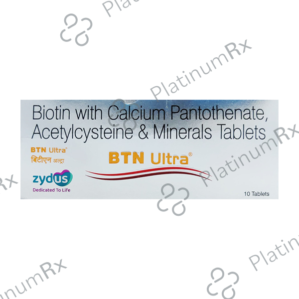 BTN Ultra Tablet 30s - Save 72% on Substitute Medicine