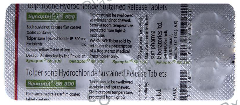 Synaptol SR – Uses, Price, Side Effects | PlatinumRx