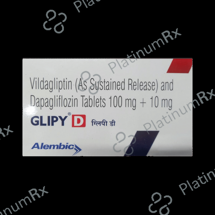 Glipy D Tablet 10 Tablet SR - Save 44% on Substitute Medicine