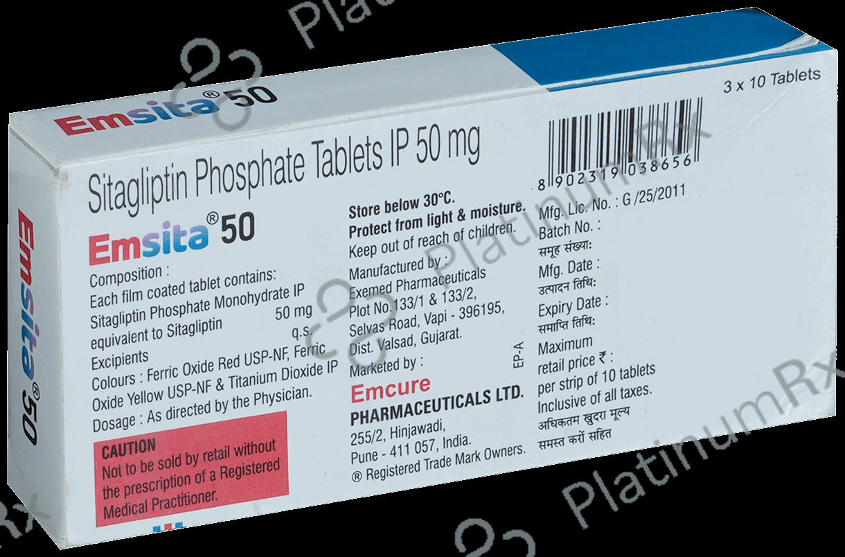 Emsita 50mg Tablet 10s | Uses, Price & Substitutes