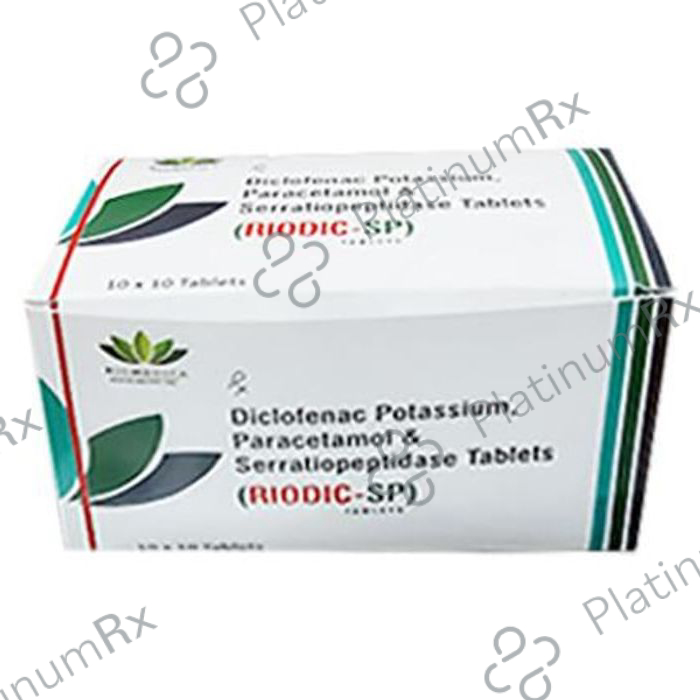 Riodic-SP Tablet – Save 38% on Substitute Medicine