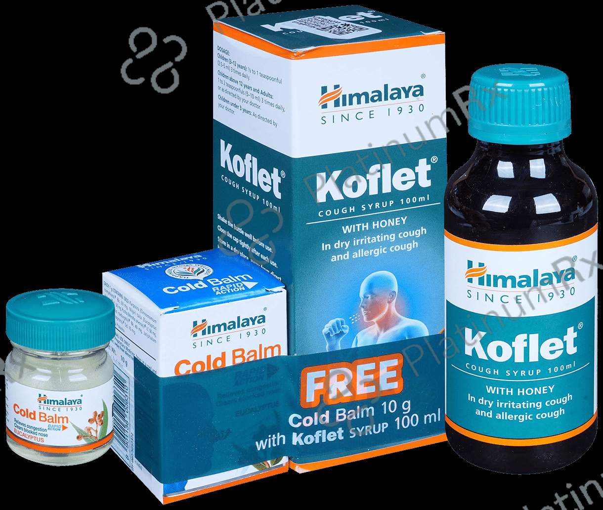 Himalaya Healthcare Himalaya Koflet Cough Syrup 25% Honey - Wet & Dry ...