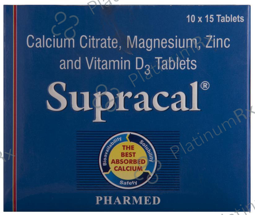 Supracal Tablet 15s | Uses,Price & Substitues