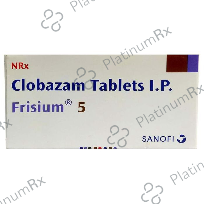 Frisium 5mg Tablet 15s – Uses, Price, Side Effects | PlatinumRx