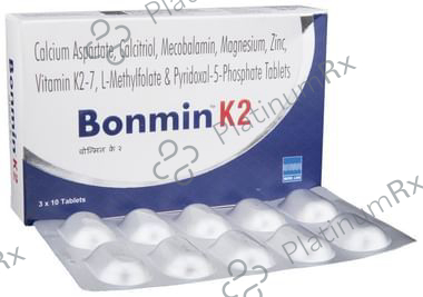 Bonmin K2 Tablet 10s – Uses, Price, Side Effects | PlatinumRx