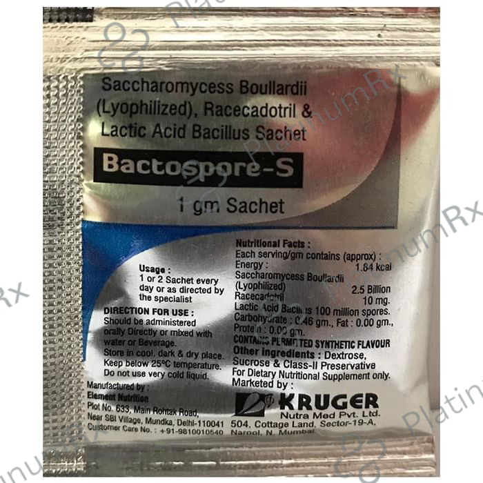 Bactospore-S Sachet – Save 20% on Substitute Medicine