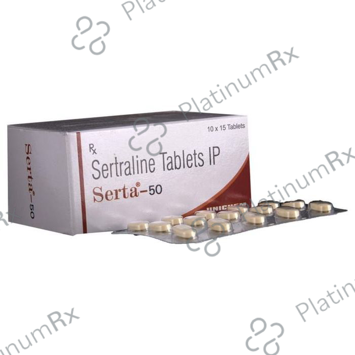 Serta 50mg Tablet 15s | Uses, Price & Substitutes