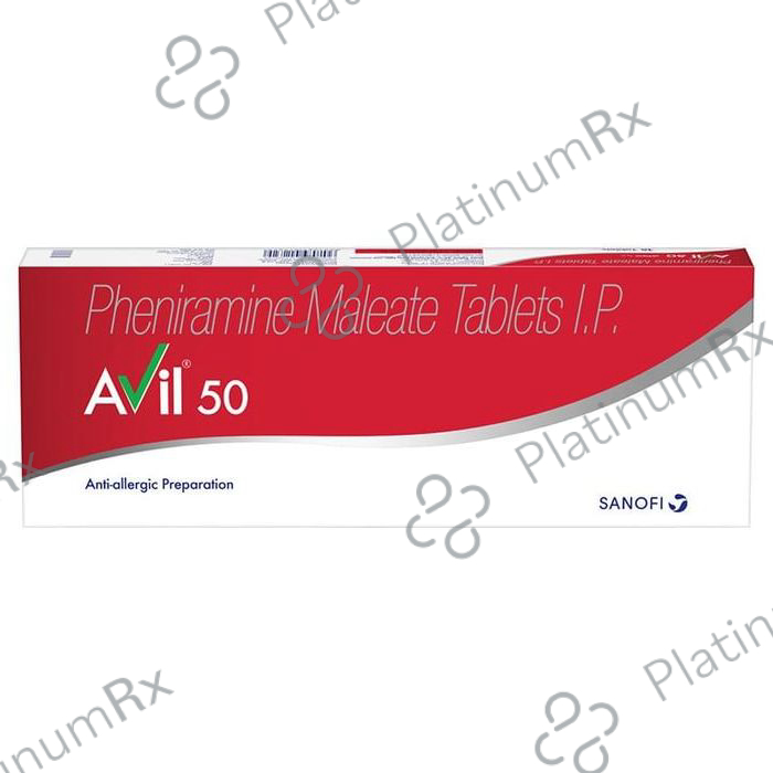 Avil 50mg Tablet 15s | Uses, Price & Dosage