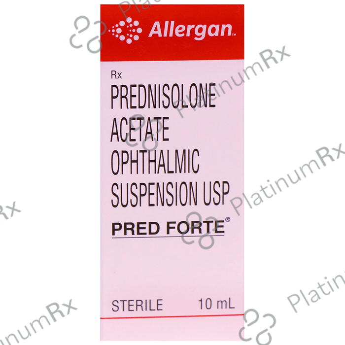 Pred Forte Eye Suspension 10ml - Save 21% on Substitute Medicine