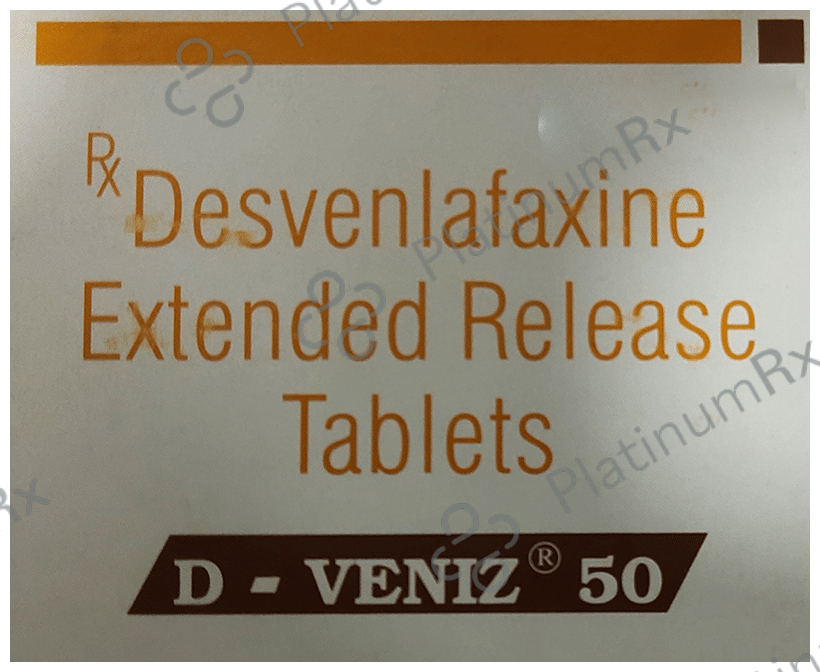 D Veniz 50mg Tablet ER 10s | Uses, Price & Substitutes