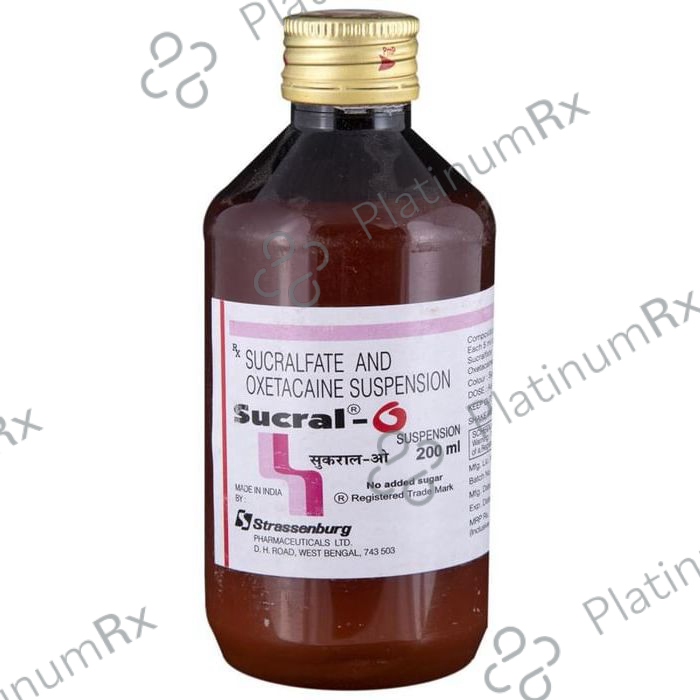 Sucral O 10/1000mg Suspension 200ml - Save 47% on Substitute Medicine