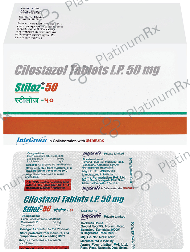 Stiloz 50mg Tablet 15s – Save 63% on Substitute Medicine