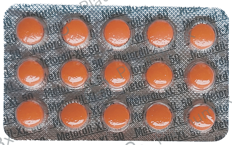 Metordil XL 50mg Tablet 15s - Save 51% on Substitute Medicine