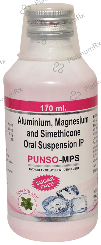 Punso MPS Mint Sugar Free Oral Suspension 170ml | Uses, Price & Substitutes