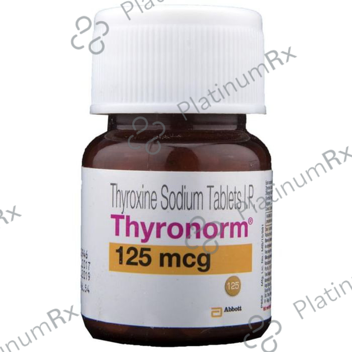Thyronorm 125mcg Tablet 120s | Uses, Price & Substitutes