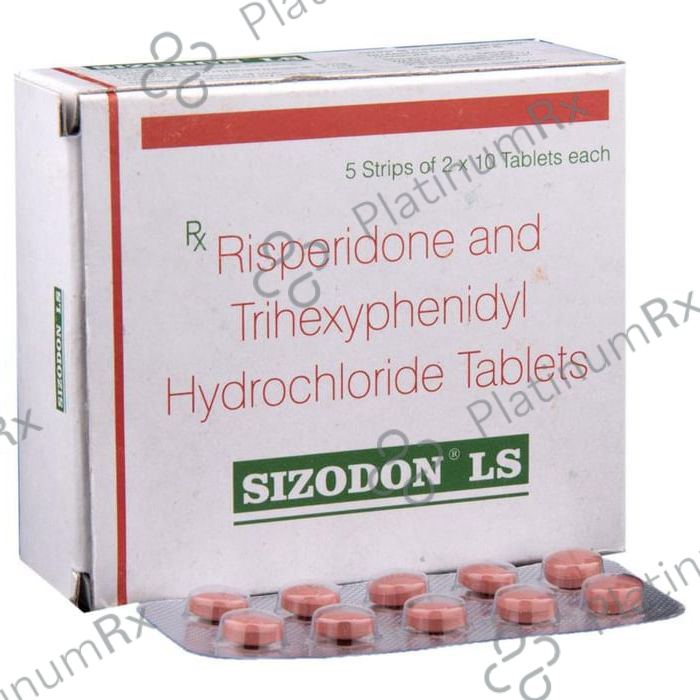 Sizodon LS 2/2mg Tablet 10s - Save 74% on Substitute Medicine