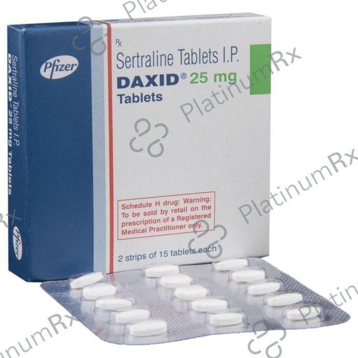Daxid 25mg Tablet 15s | Uses, Price & Substitutes